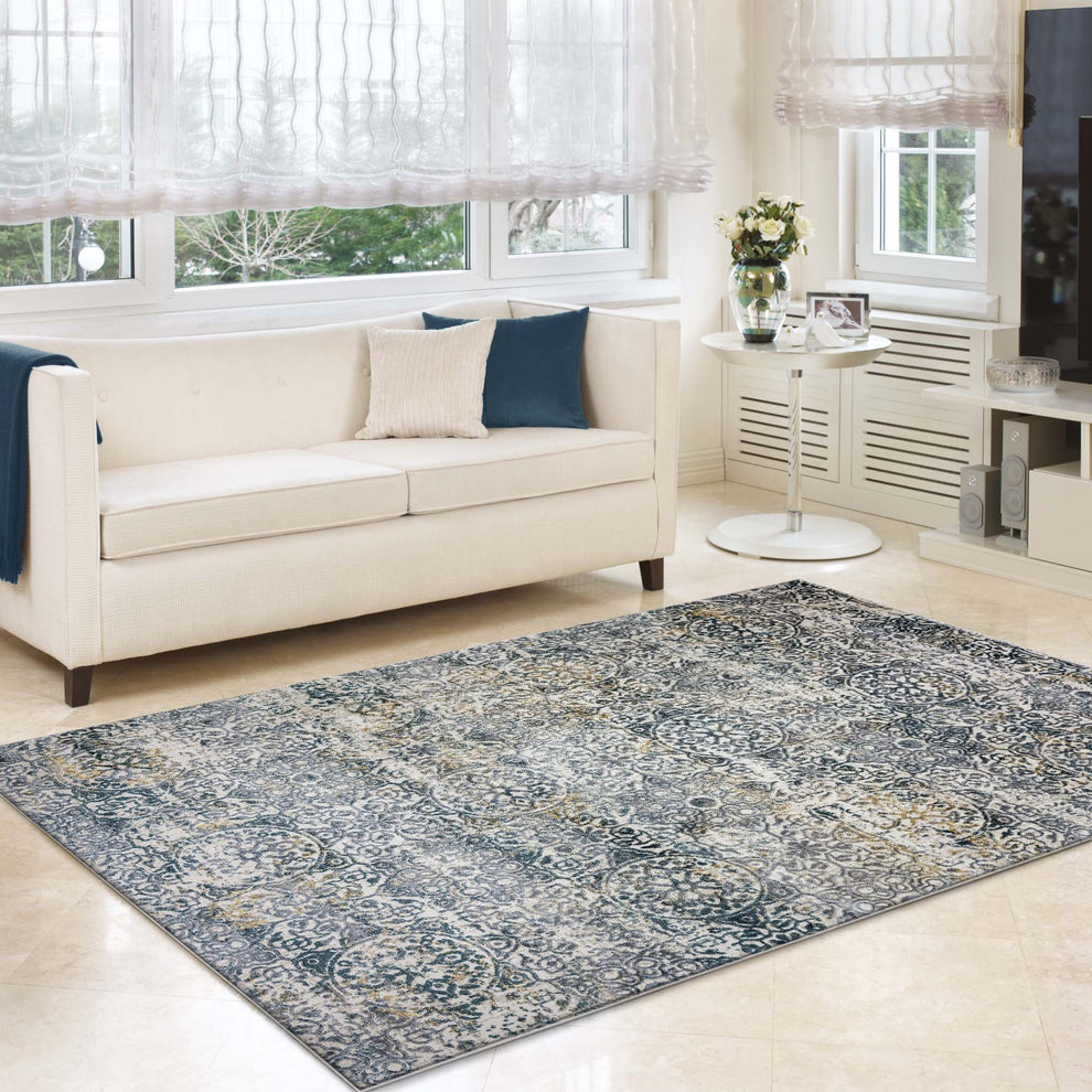 Stella 500 Slate Rectangle Rug – Rug Queen